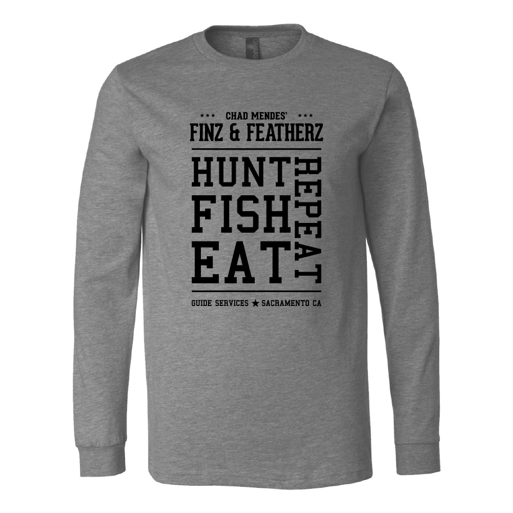 Hunt Fish Eat Repeat - Longsleeve – Finz and Featherz